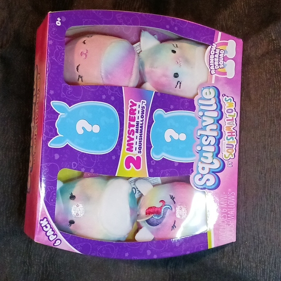 Squishmallows | Toys | Squishmallows 6 Pack Squishville Rainbow Dream ...